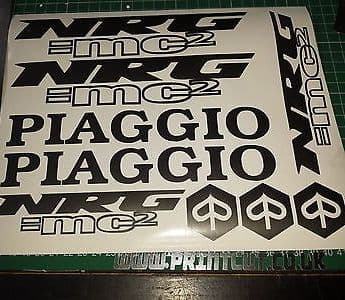 Piaggio NRG MC2 Decals / Sticker Set