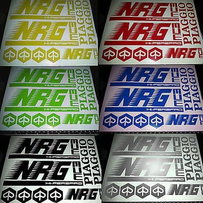 Piaggio NRG MC3 Decals / Sticker Set