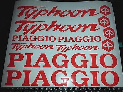 Piaggio Typhoon Decals/Stickers