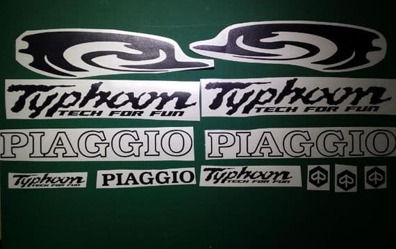 Piaggio Typhoon Decals/Stickers FULL KIT