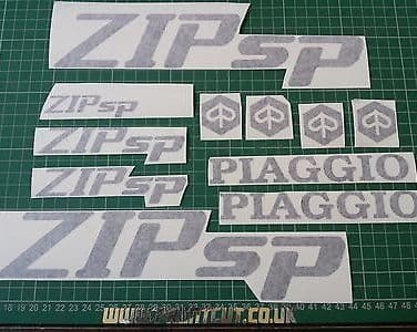 Piaggio ZIP SP Decals / Sticker Set ALL colours available