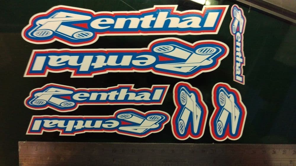 Renthal Sticker Decal pack Motorcycle Scooter car Modified colour 1