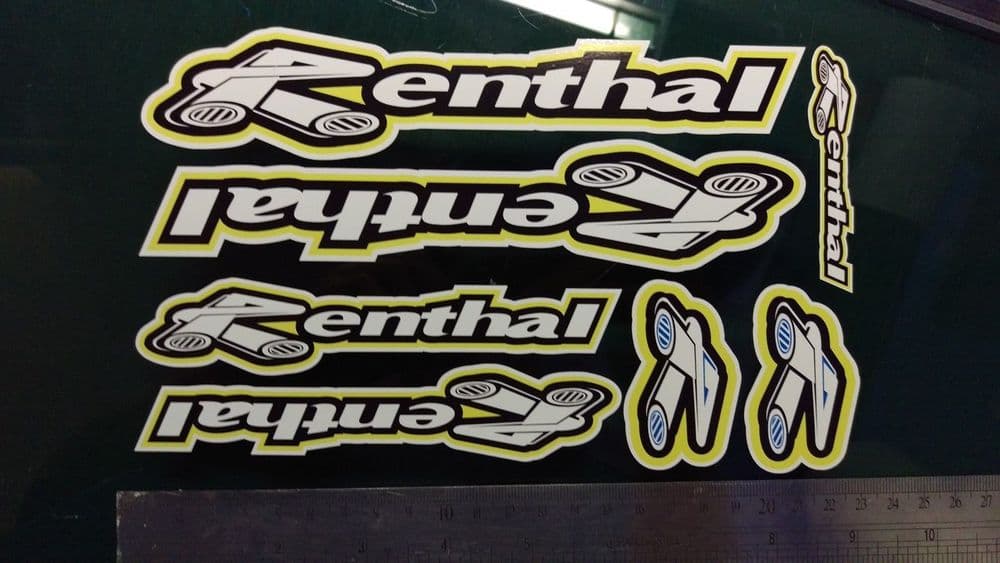 Renthal Sticker Decal pack Motorcycle Scooter car Modified colour 2