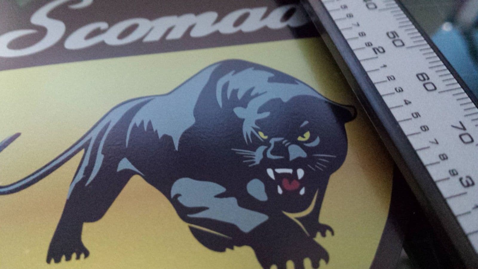 Scomadi Logo Printed Decal Sticker Vespa innocenti lambretta mod nos ...