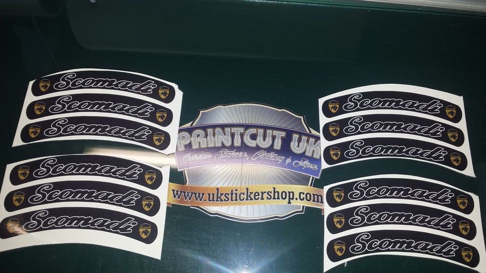 Scomadi Rim tape Wheel stickers 50 125 300 TL Turismo Leggera EXCLUSIVE ...