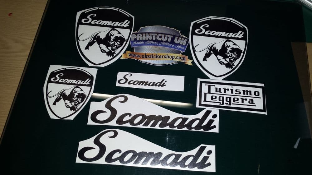 Scomadi turismo Leggera Stickers Decals Many Colours Available 50 125 ...