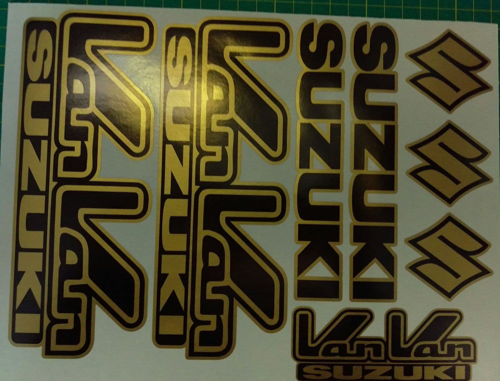 Suzuki Van Van Decals/ Stickers Rv RV125 RV 125 VanVan aftermarket ...