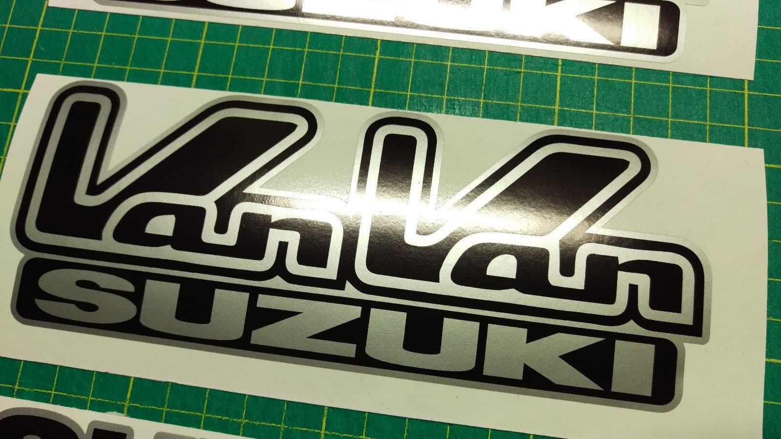 Suzuki Van Van Decals Stickers Rv RV125 RV 125 VanVan aftermarket Black ...