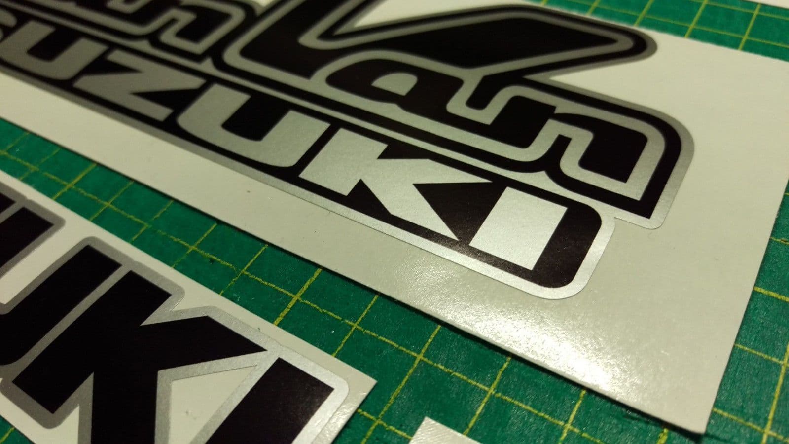 Suzuki Van Van Decals Stickers Rv RV125 RV 125 VanVan aftermarket Black ...