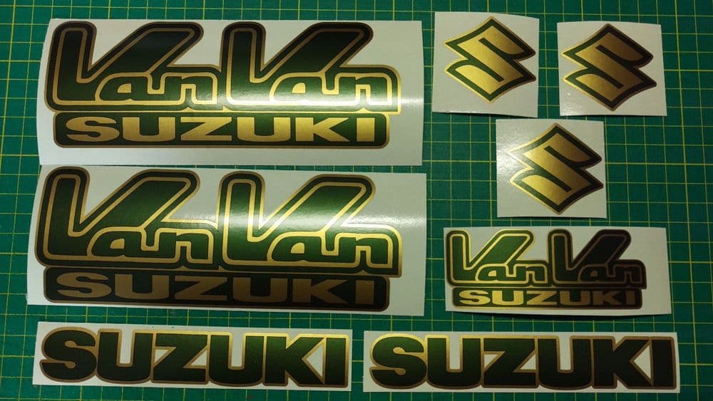 Suzuki Van Van Decals/ Stickers Rv RV125 RV 125 VanVan aftermarket ...