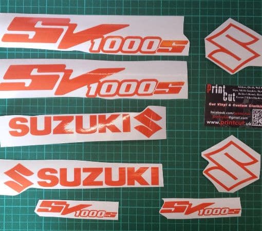 SV1000s Decal/ Sticker Pack SV 1000 s SVs SV1000
