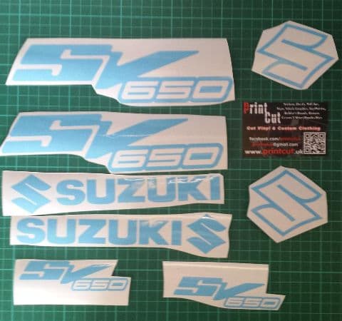 SV650 Decal/ Sticker Pack SV 650 SVs SV650s