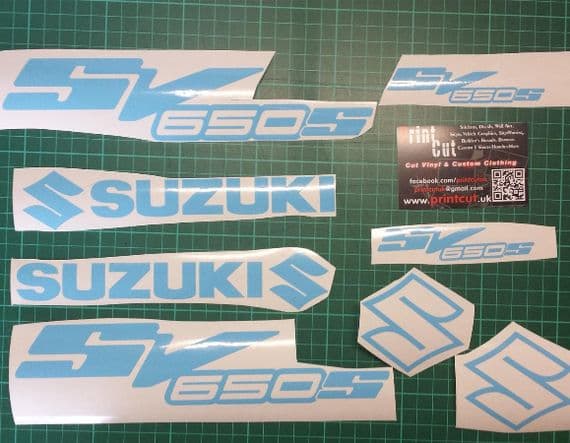 SV650s Decal/ Sticker Pack SV 650 SVs SV650s