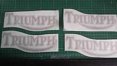 Triumph Tank Decal x4 sticker/decal/graphics/restoration