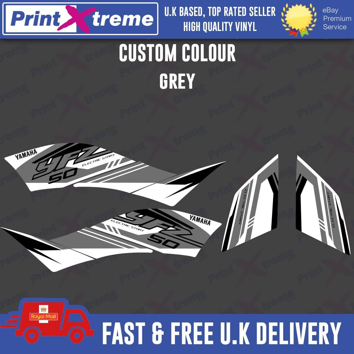 YAMAHA YFZ 50 mini quad sticker set 2022-2023