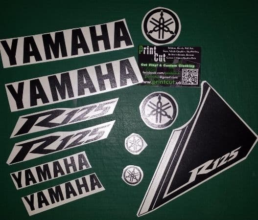 YZF R125 Rep Decal / Sticker Pack YZFR125 11 PIECE