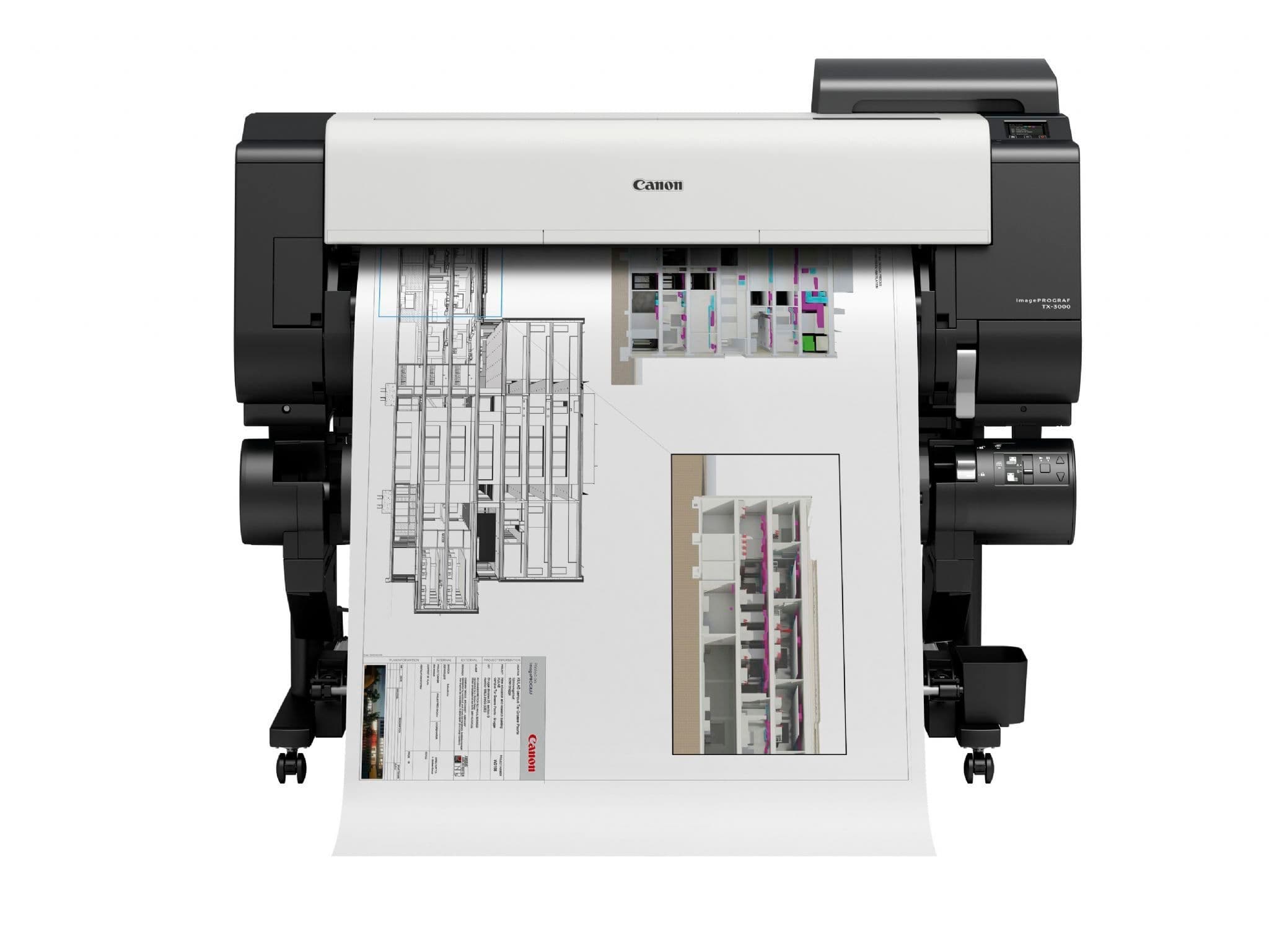 The Canon TX-3000 plotter is the perfect choice for A0 CAD and GIS prints