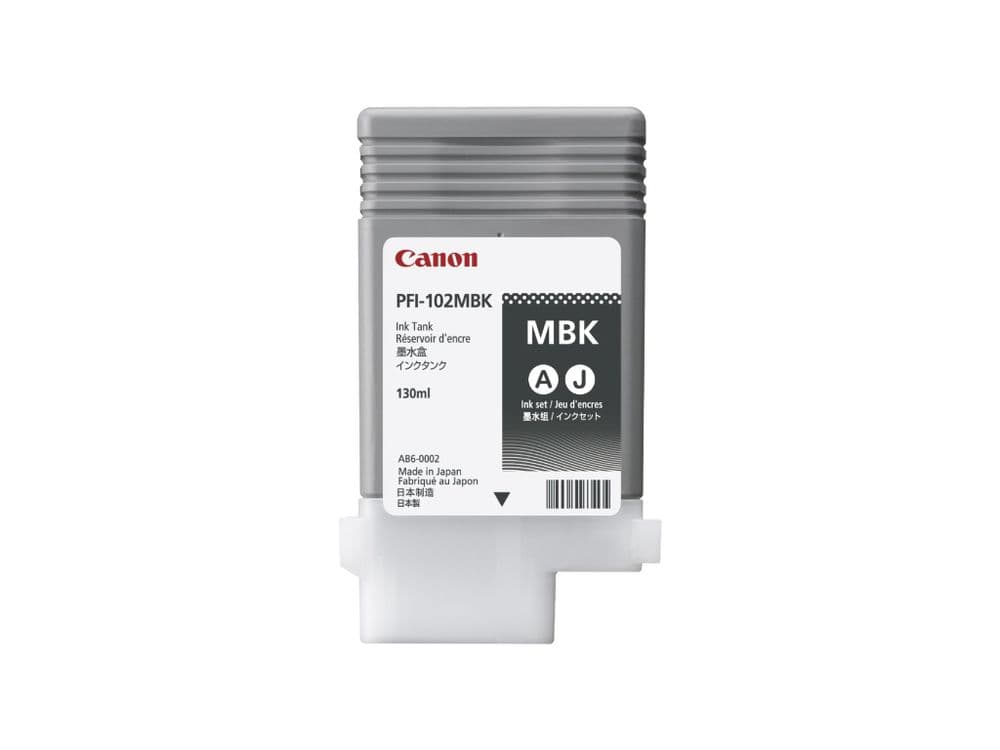 Canon PFI-102MBK - Genuine Canon PFI-102MBK Matte Black 130ml Ink Tank