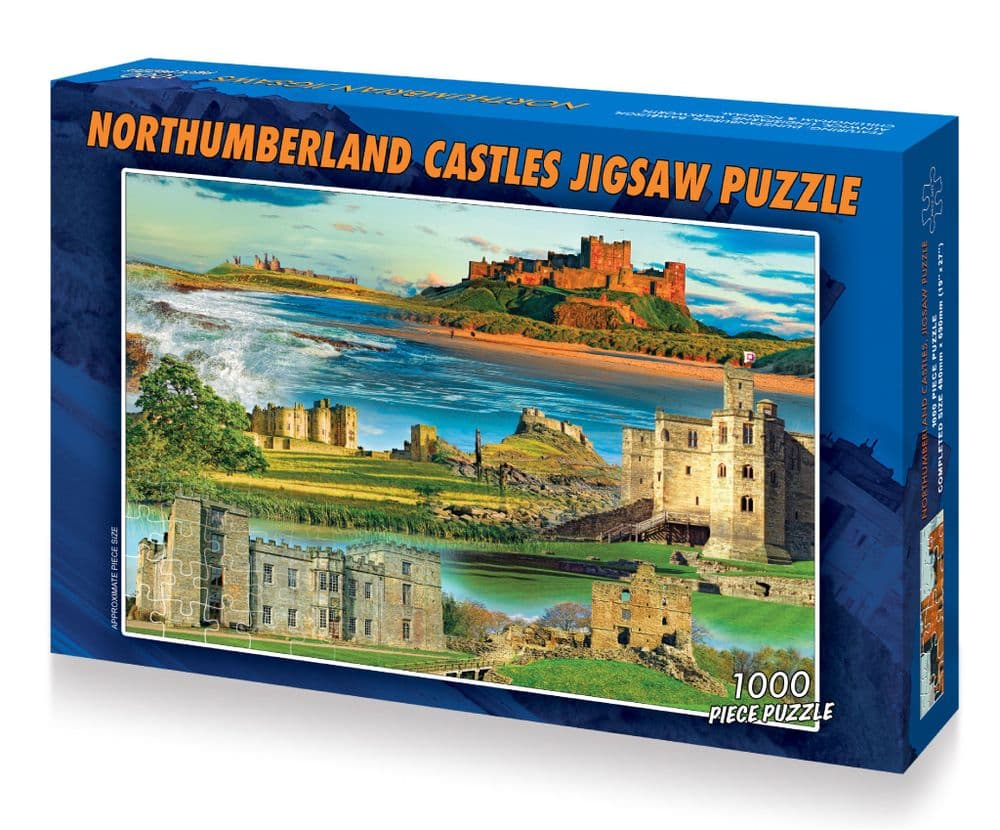 1 1 - Northumberland Castles Jigsaw 1000 Piece Puzzle