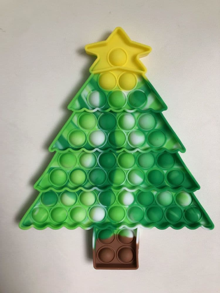 Christmas Tree Pop It Green