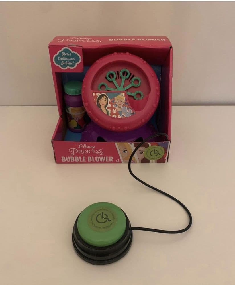 Switch Adapted Bubble Machine