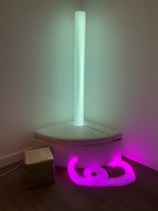 Waterless Tube 1 8mtr White/Grey Padded Corner Surround Base Plinth ...