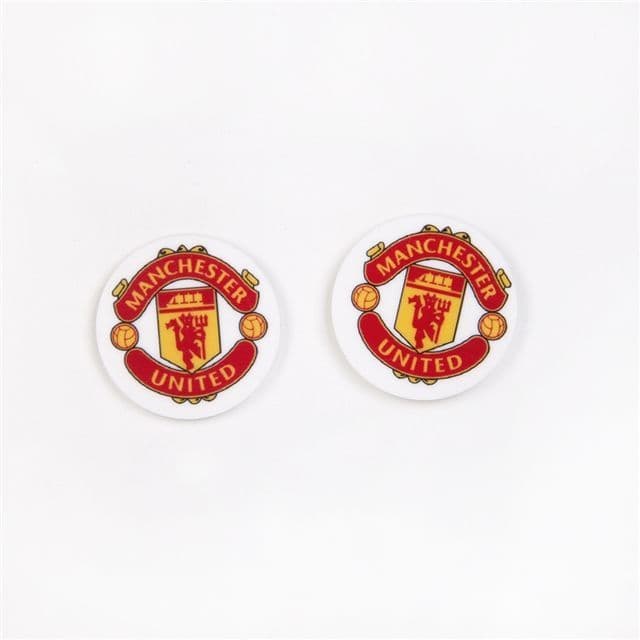 5 X 34MM MANCHESTER UNITED LASER CUT FLAT BACK RESIN HEADBANDS BOWS ...