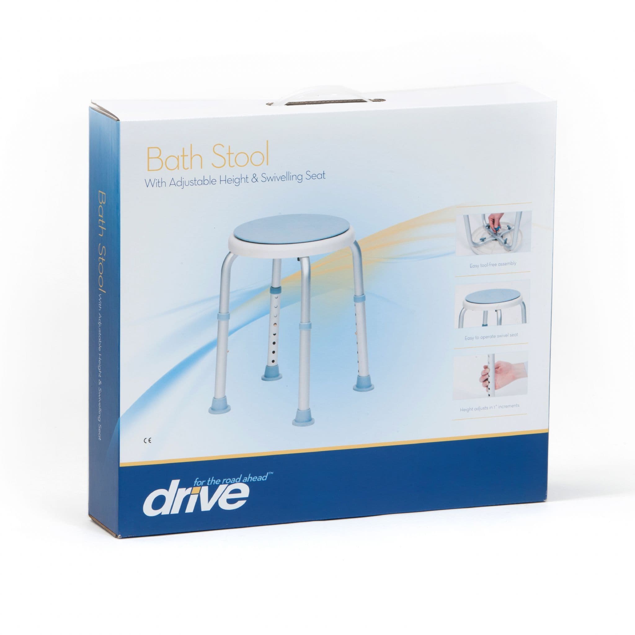 Drive Bath Stool With Rotating Seat