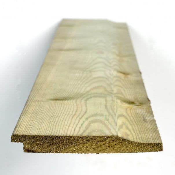 19 x 125mm Softwood Redwood Treated Shiplap