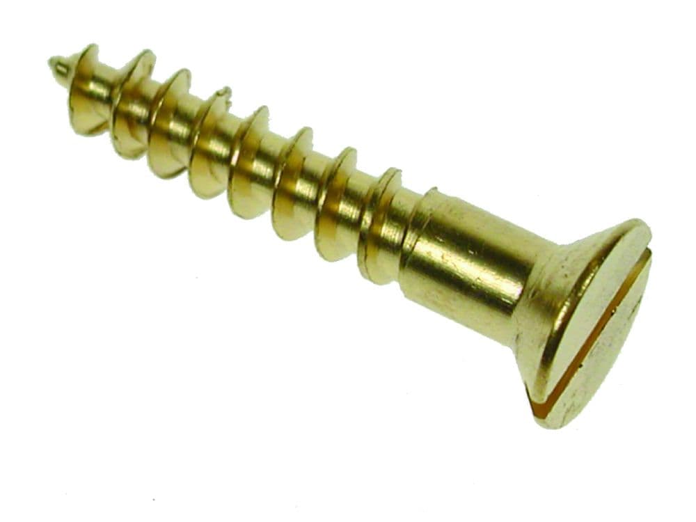 BRASS WOOD SCREW CSK 4X3/4 & x28;25& x29;