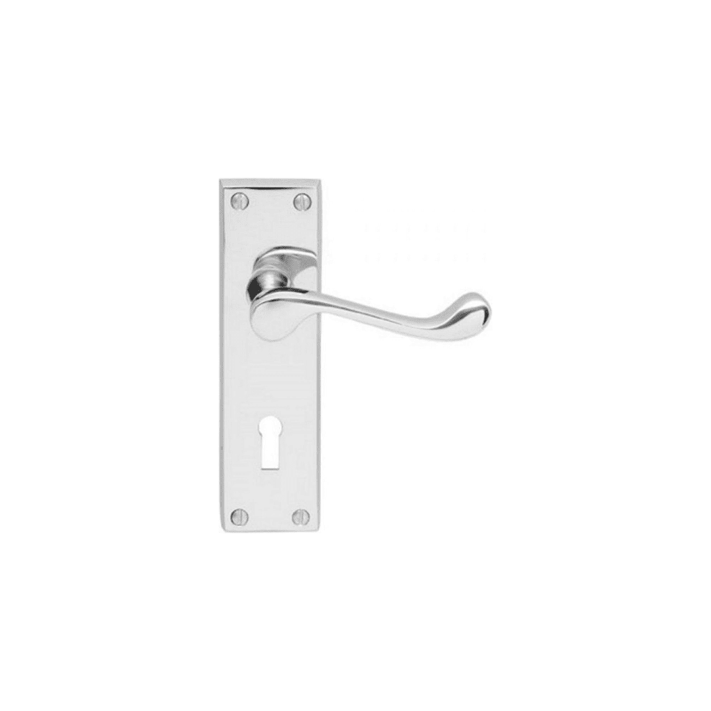 D/H Victorian Lock Chrome Plated