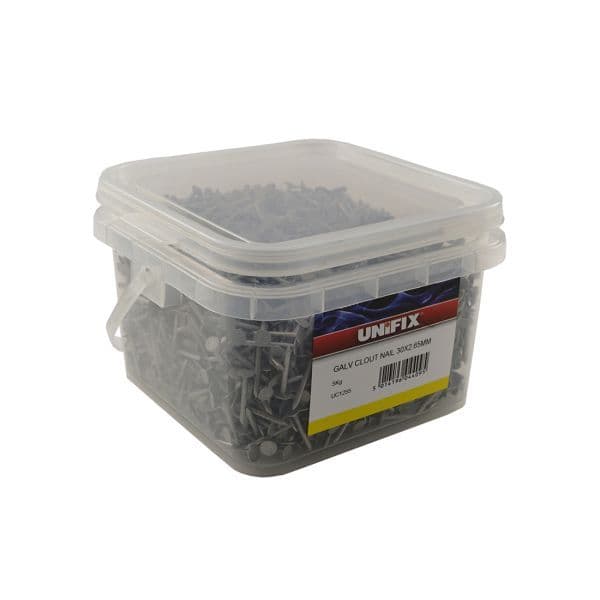 Galv clout nail 5kg 40x2 65mm