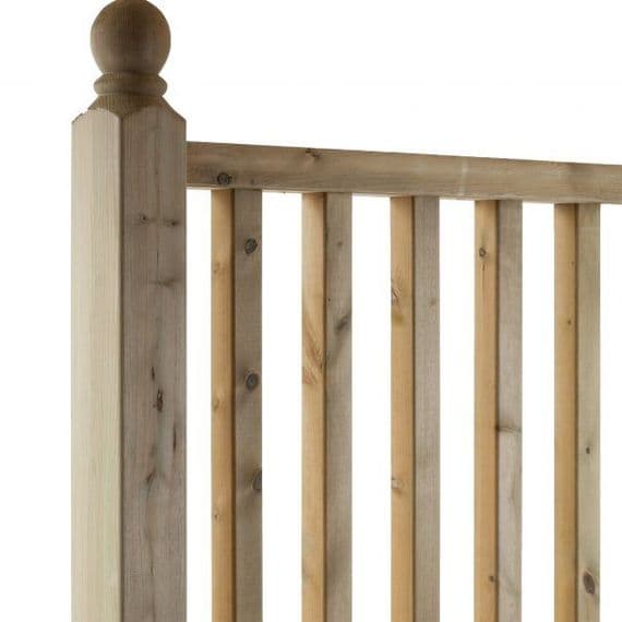 Q Deck - Classic Newel Post including Ball Cap