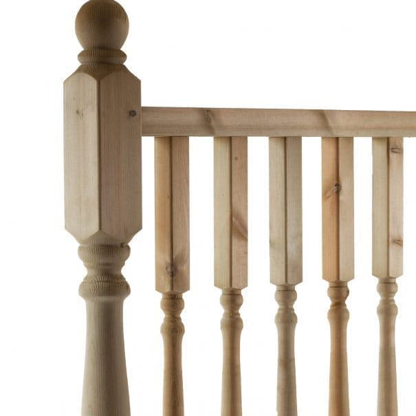 Q Deck - Colonial Newel Post including Ball Cap