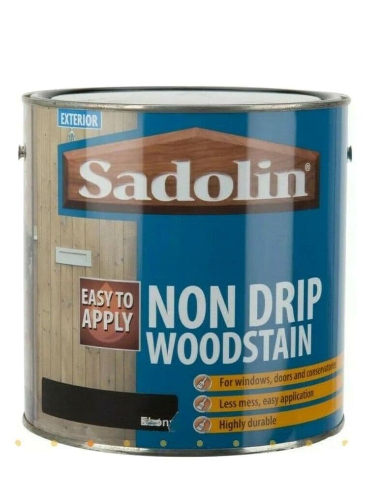 Sadolin non drip woodstain ebony 750ml