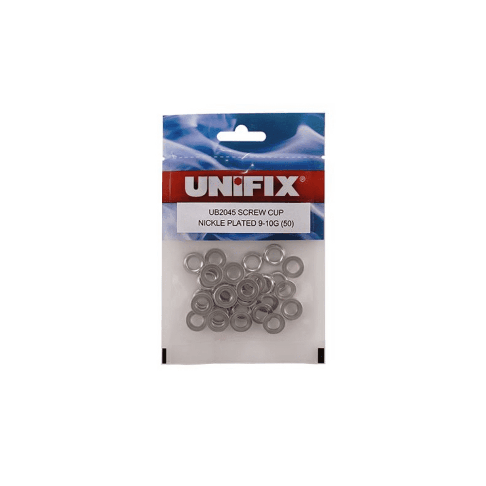 Screw cup nickel plated 9-10g 50
