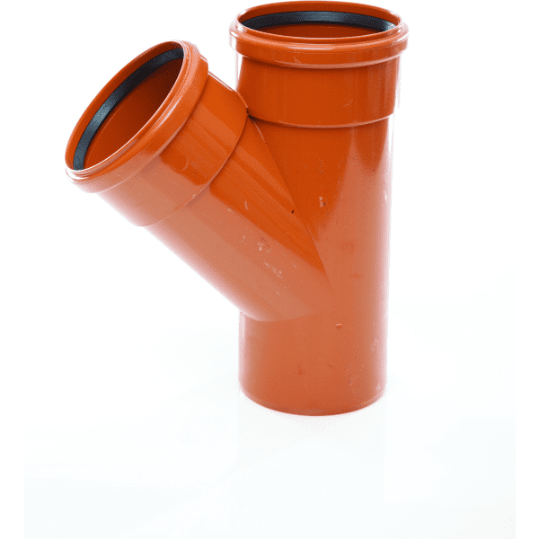 U/G 110mm 45 Double Socket Junction