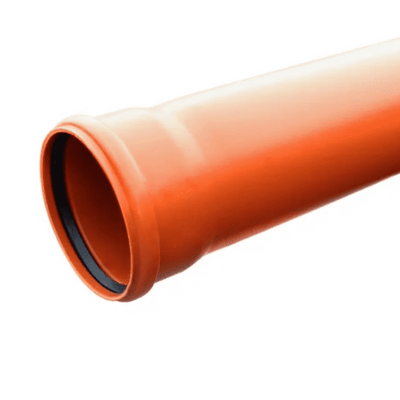 U/G 110mm Single Socket Pipe 3mtr