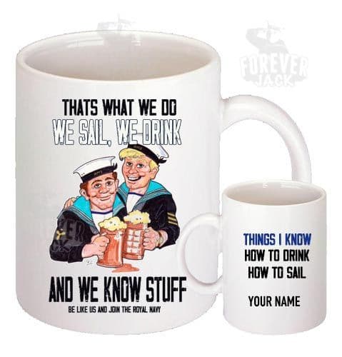 1 WE KNOW STUFF MUG