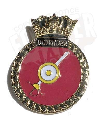 HMS Defender lapel pin