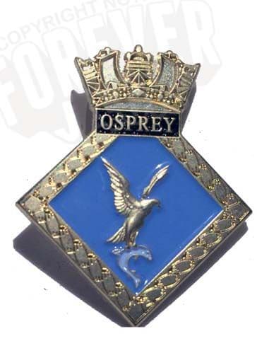 HMS Osprey lapel pin
