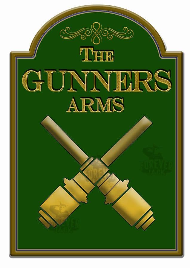 Metal Signs - A4 Gunners Arms