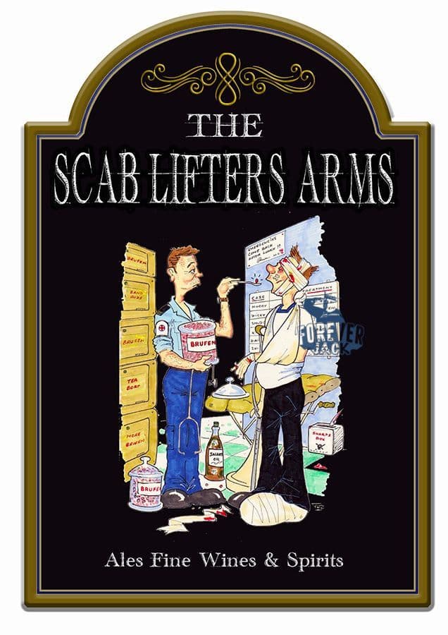 Metal Signs - a4 Scablifter