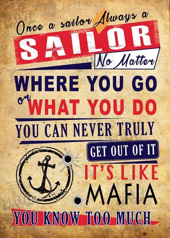 Metal Signs - SAILOR MAFIA