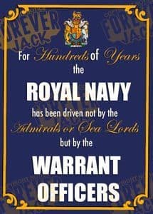 Metal Signs - Warrant Officers