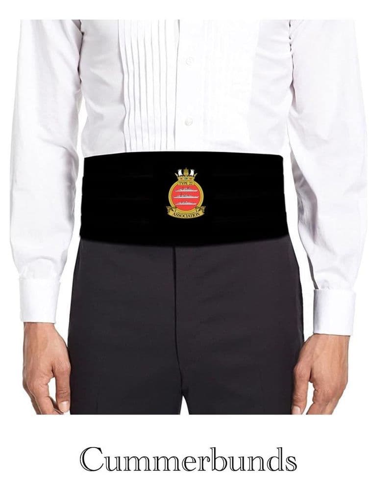 Red Sea Rig Cummerbund BLACK Add assoc badge