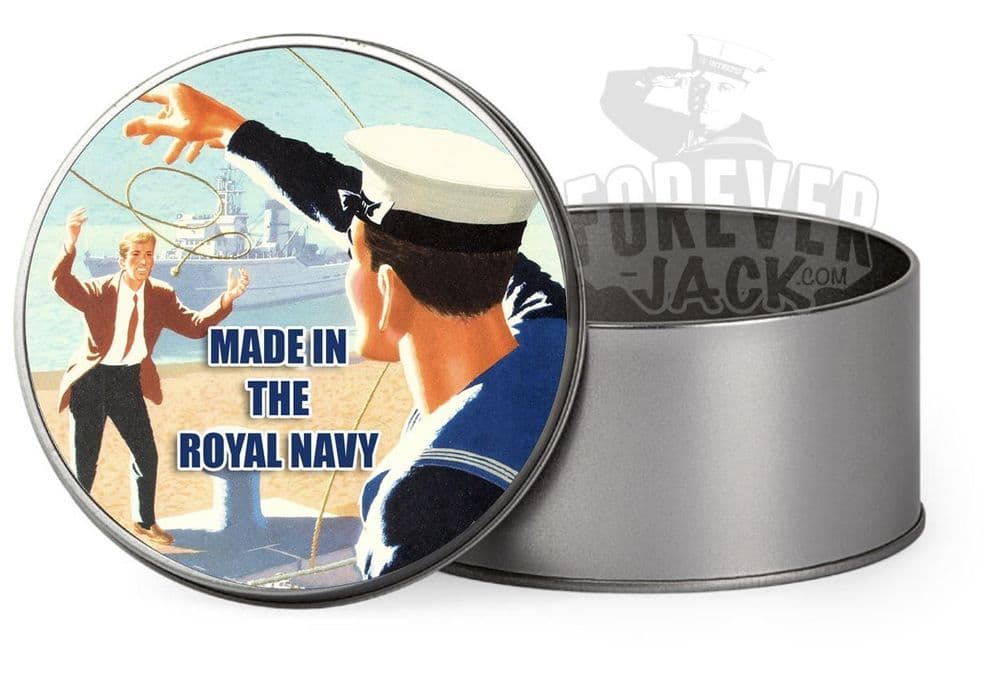 Round Tin - made in the RN