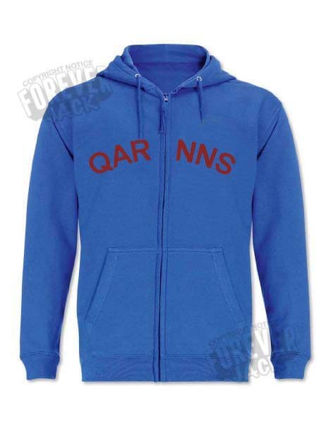 Single colour hoody - zippered QARNNS