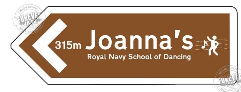 Street Signs- BROWN ATTRACTION sign