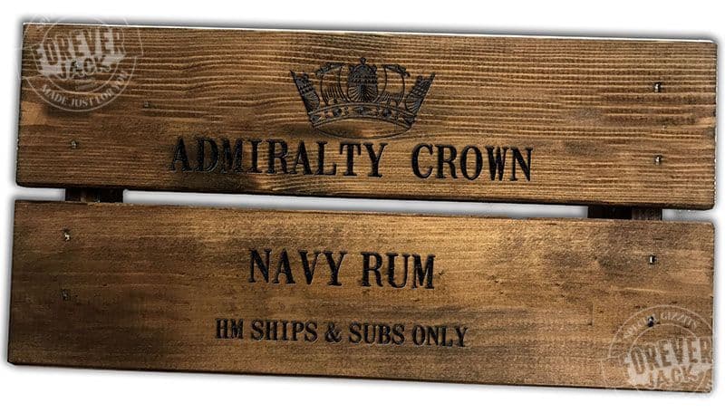 WINE CRATE - ADMIRALTY CROWN RUM